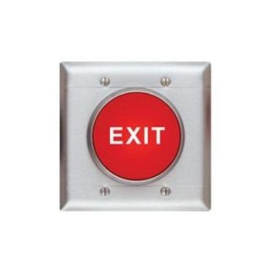 446UGL1R Series Single Gang Heavy Duty Mushroom Exit Button, Stainless ...